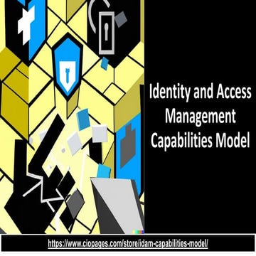 Idam Capabilities Model Identity And Access Management Capabilities Ppt