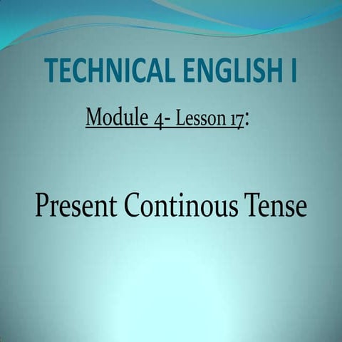 Present Continous Tense Part 3 | PPT