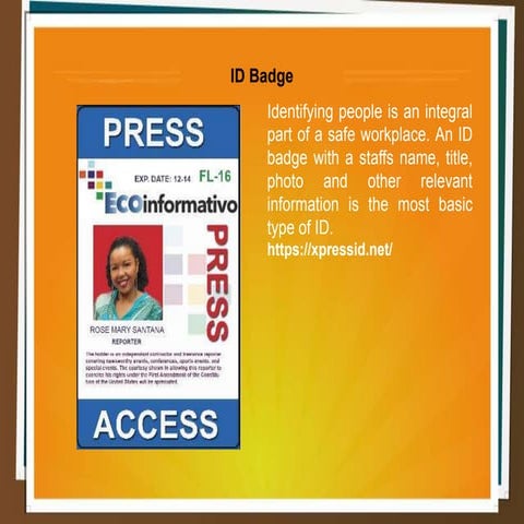 Id badge | PPTX