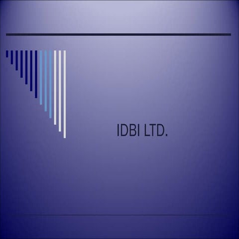 Idbi ltd | PPT