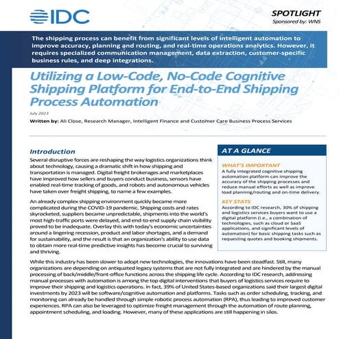 AI Enabled Customs Declarations | Metro Shipping Case Study | Download ...