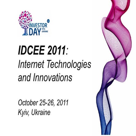 IDCEE 2011. How it was | PPT