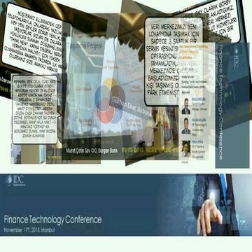 IDC Finans Teknoloji Konferansı, İstanbul | PDF