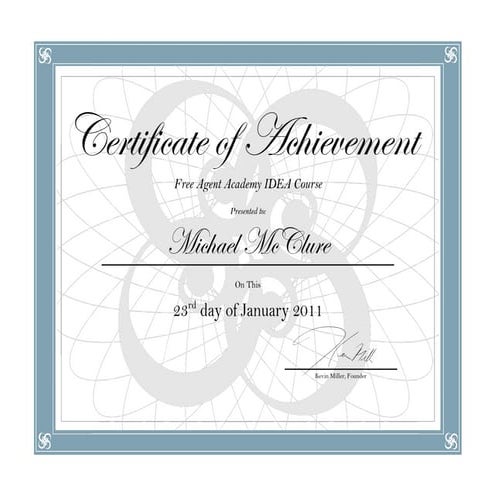 Idea cert | PDF