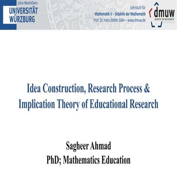 Idea Construction, Research Process & Implication Theory of Conducting ...