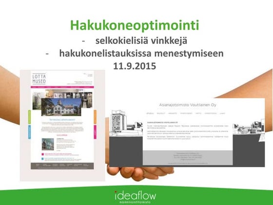 Tietoisku: Kotisivujen teko ja ylläpito | PPT