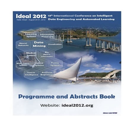 Ideal2012 preliminary programme | PDF | Artificial Intelligence ...
