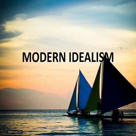 Modern Idealism | PPTX