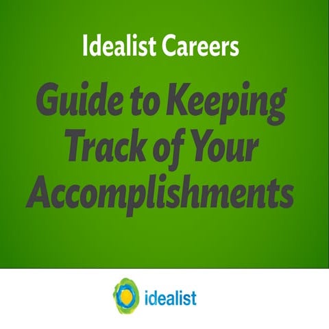 Quick Guide to Keeping Track of Your Work Accomplishments | PPT