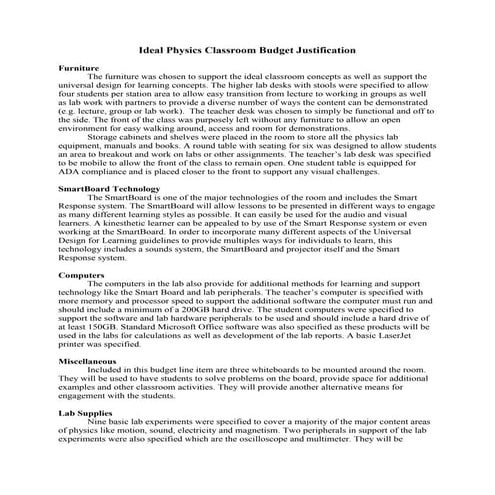 It662 lab proposal & layout 3 | PPT