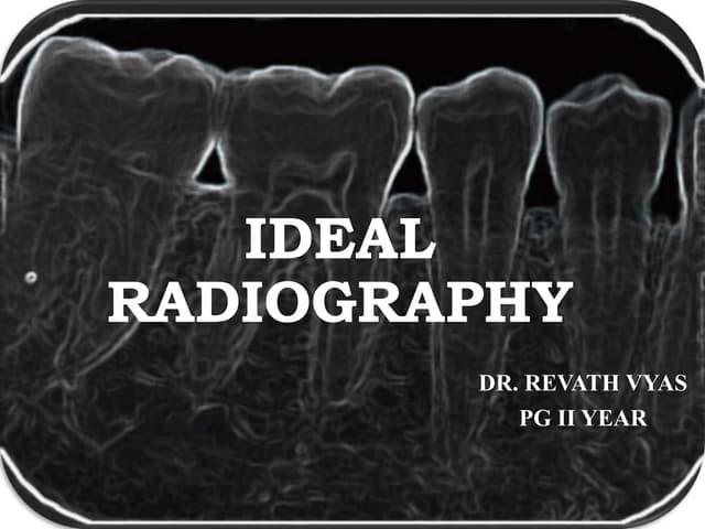 factor affecting quality of radiograph | PPTX
