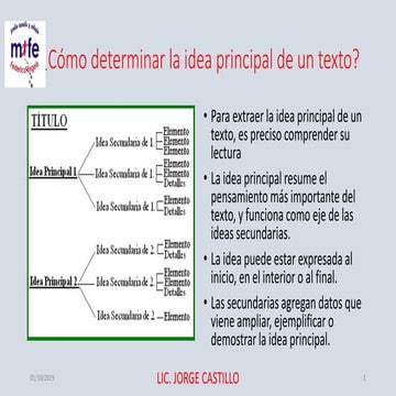 Idea Principal Y Detalles Powerpoint