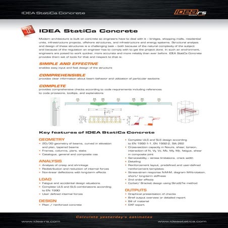 IDEA StatiCa Concrete | PDF