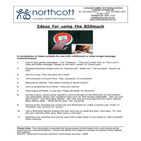 Ideas for bigmack | PDF