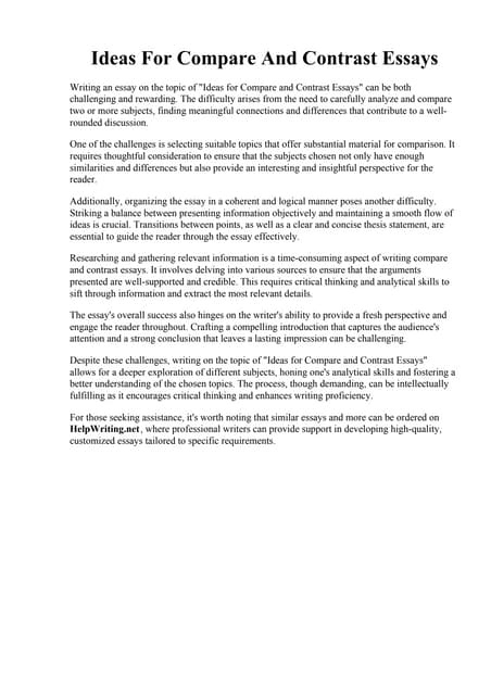 Comparison And Contrast Essay Format.pdf