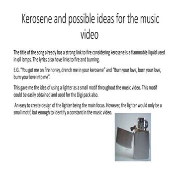 Ideas for music video | PPT