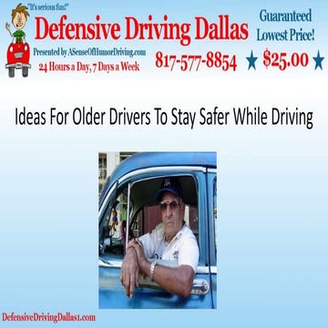 Seniors & driving safety | PPTX
