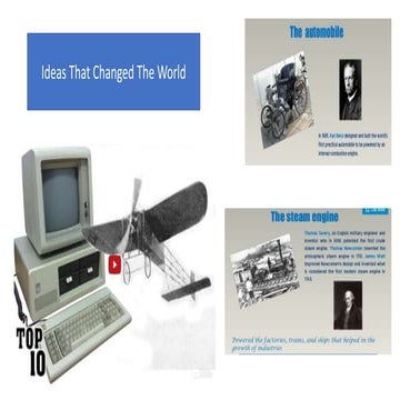 Ideas that changed the world | PPTX