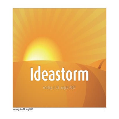 Ideastorm | PPT