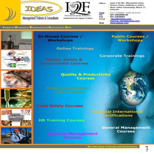 Ideas training profile 2011 | PDF