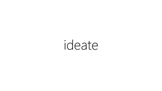 Ideate Assignment - Stanford 2013 | PPT