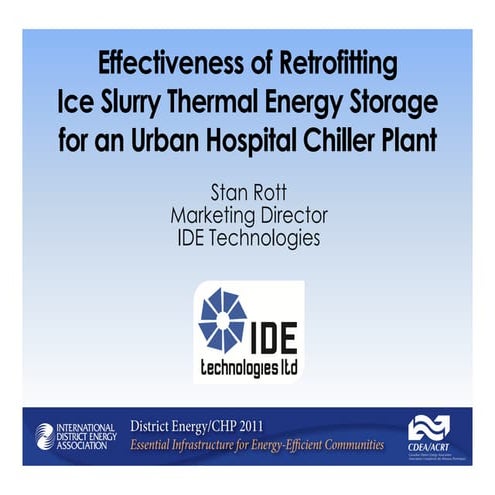 Ice Slurry TES for District Cooling | PDF
