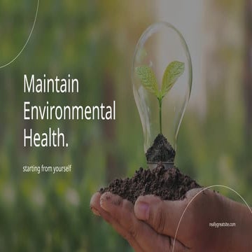 Ideathon -Environment case competition template | PPTX