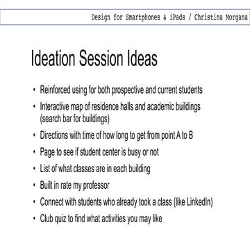 Ideation sess ideas | PPT