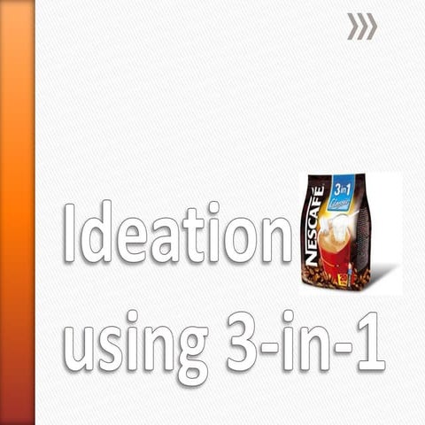 Ideation using 3 in-1 | PPTX