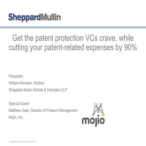 How to Get the Patent Protection VCs Crave and Cut Patent-Related Costs ...