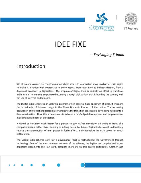 DigiLocker-presentation | PPTX | Technology & Computing
