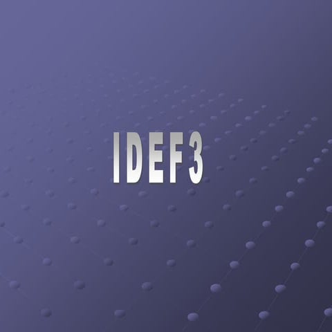 Idef3 | PPT