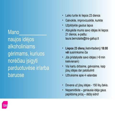 Idejos Alkoholiniai Gerimai | PPT