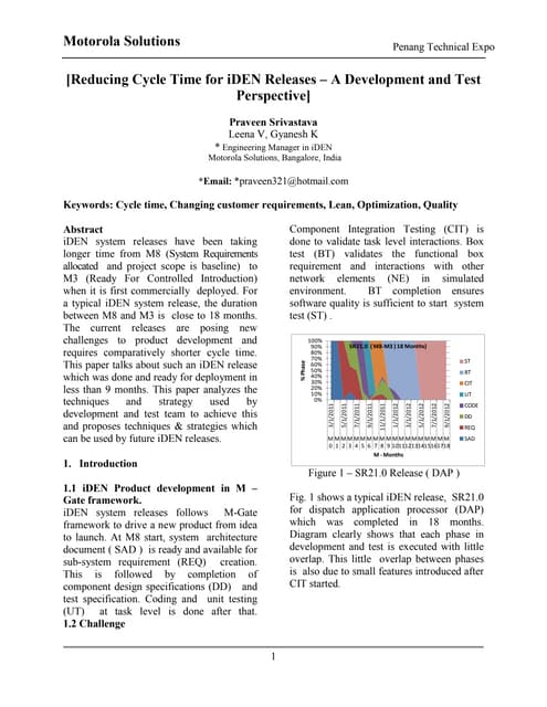 Lightweight SDLC : A case study | PDF