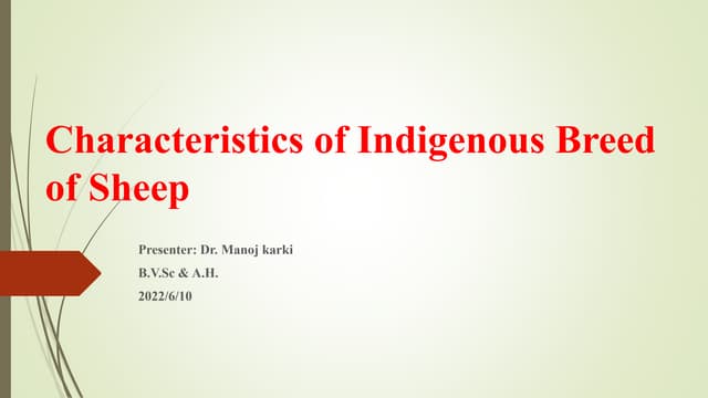 INDIGENOUS BREEDS OF CATTLE IN NEPAL.pptx