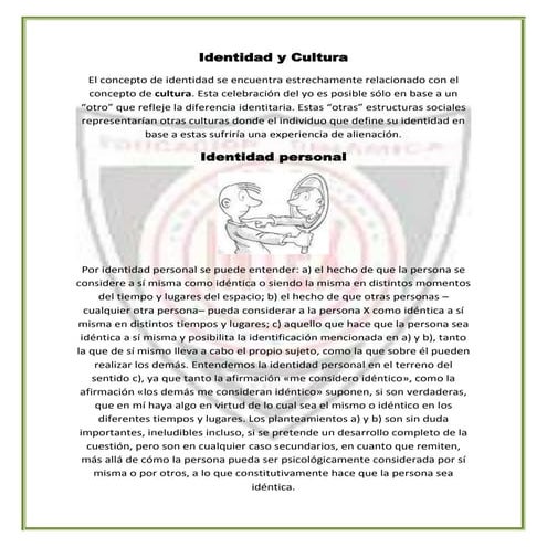 La identidad | PPT