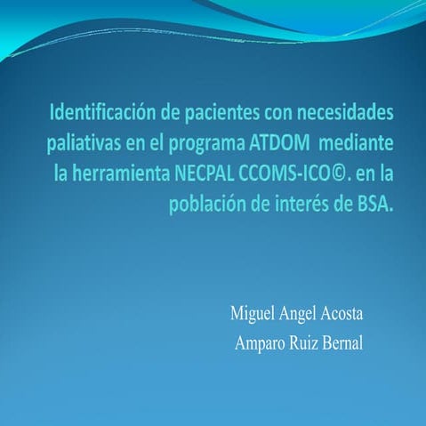 Evaluacion necpal | PPTX