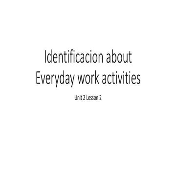 Identificacion about Everyday work activities March 10.pptx
