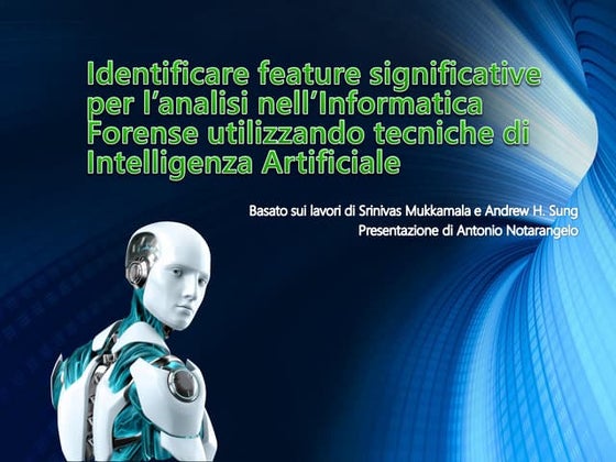 Machine learning - Schede | PPT