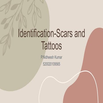 Identification-Scars and Tattoos.pptx