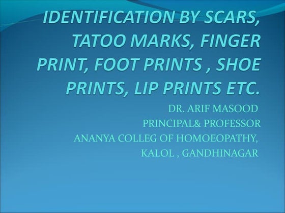 Poroscopy and edgeoscopy | PPTX