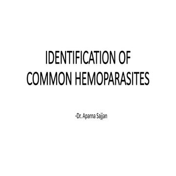 IDENTIFICATION OF COMMON HEMOPARASITES.pptx
