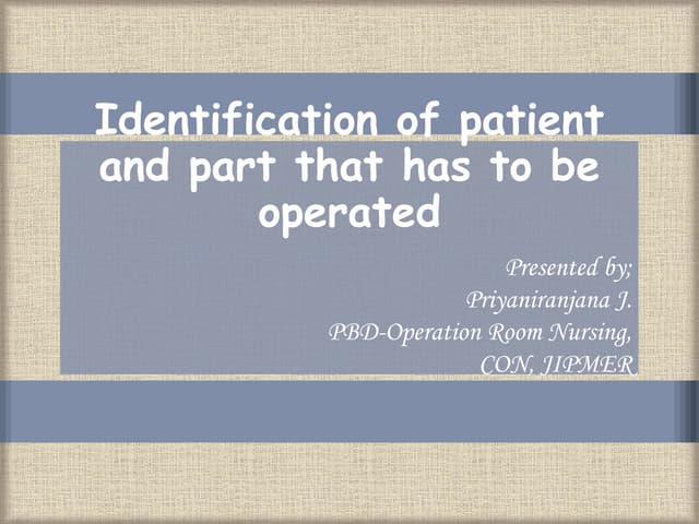 patient identification.pptx