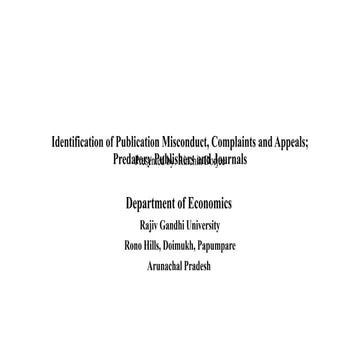 Identification of Publication Misconduct^J Complaints and Appeals.pptx
