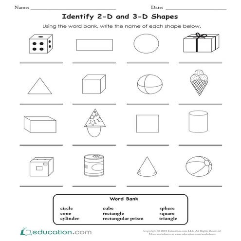 Identify 2d-and-3d-shapes | PDF