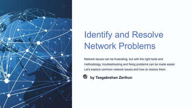 Network Troubleshooting | PPTX