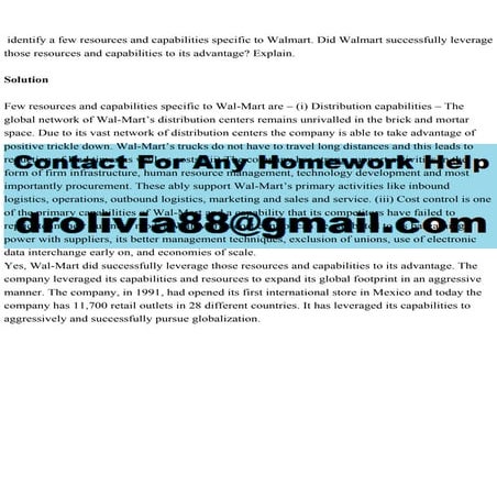 identify a few resources and capabilities specific to Walmart. Di.pdf