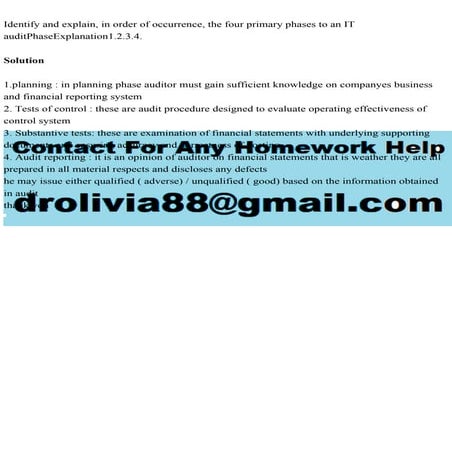 Identify and explain, in order of occurrence, the four primary phase.pdf