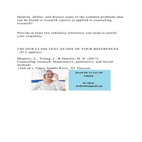 Identify, define, and discuss some of the common problems that can b.docx