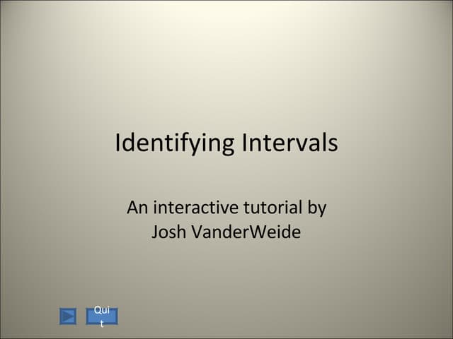Intervals | PPTX